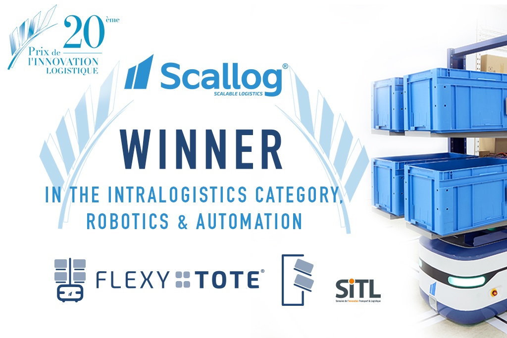 Logistics Innovation Award SITL 2020 for SCALLOG Flexytote