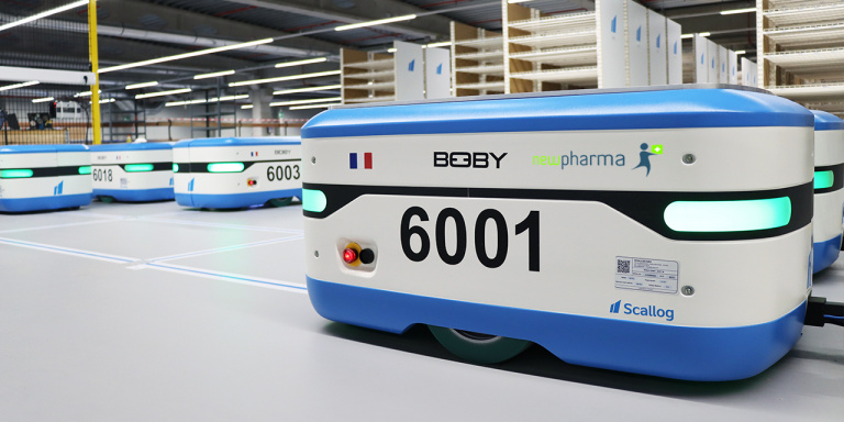 La robotisation Scallog chez Newpharma