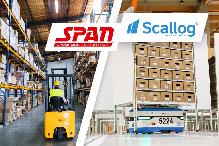 SCALLOG s’appuie sur le spécialiste de l’intralogistique SPAN