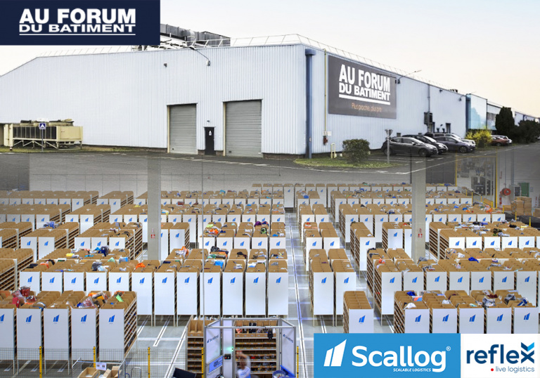 Au Forum Du Bâtiment equips with SCALLOG robotic solution, coupled with ...
